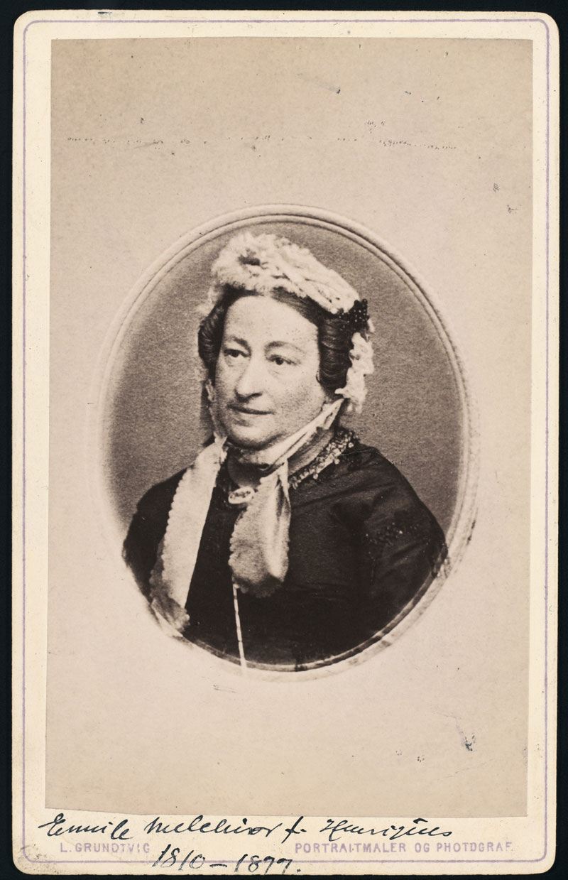 On the correspondance between Hans Christian Andersen and the Melchiors